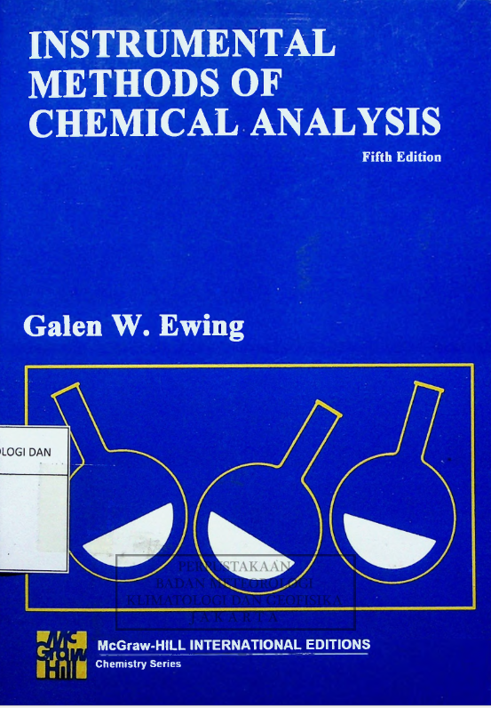 INSTRUMENTAL METHODS OF CHEMICAL ANALYSIS BMKG E Library